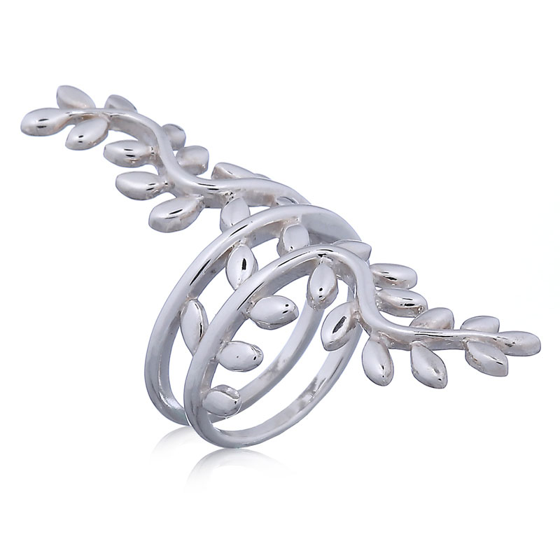 Planet 925 | Single Laurel Branch 925 Silver Climber Ring